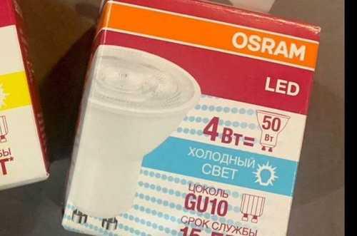 Светодиодная Osram LED Star GU10 4Вт холодный свет