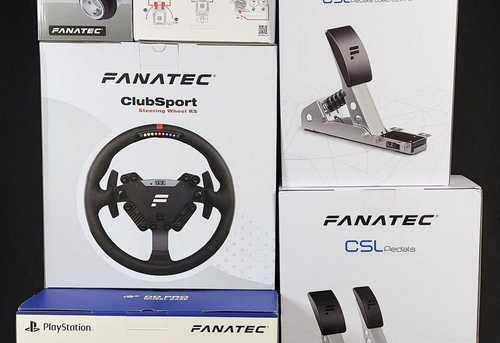 Fanatec под PS/Xbox/PC (база+руль+пед)