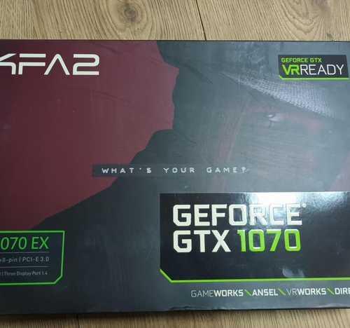 Видеокарта GTX 1070 8gb
