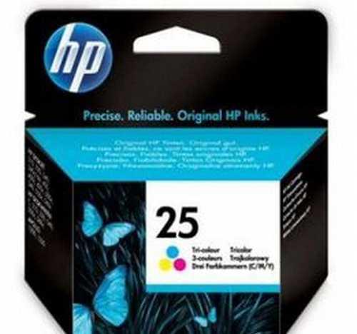 Картридж HP 25 Color цветной 51625A оригинальный