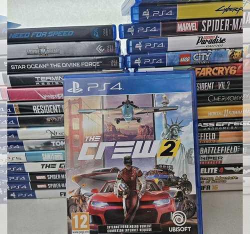 Игра для ps4 The crew 2 диск