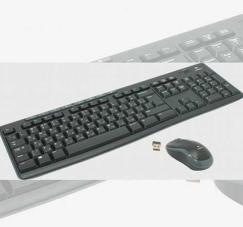 Комплект клавиатура   мышь Logitech MK270