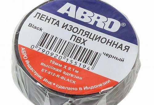 Изолента abro черная (19мм-9,1м) пвх