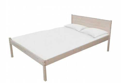 Кровать двухспальная из дерева(сплошное изголовье)