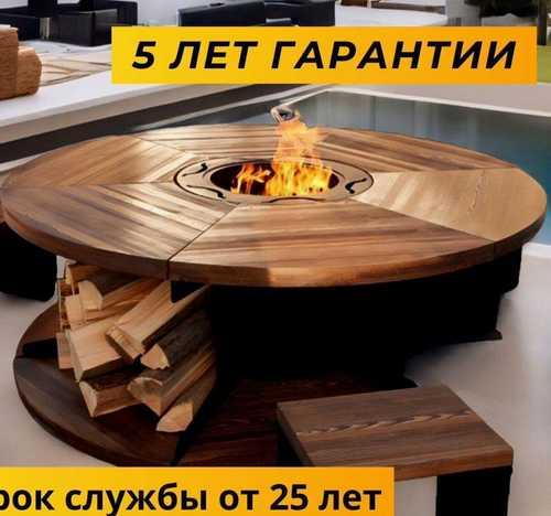 Гриль барбекю стол очаг для пикника