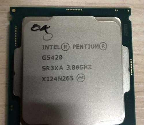 Процессор intel Gold G5420 (2/4x3,8GHZ) lga 1151v2