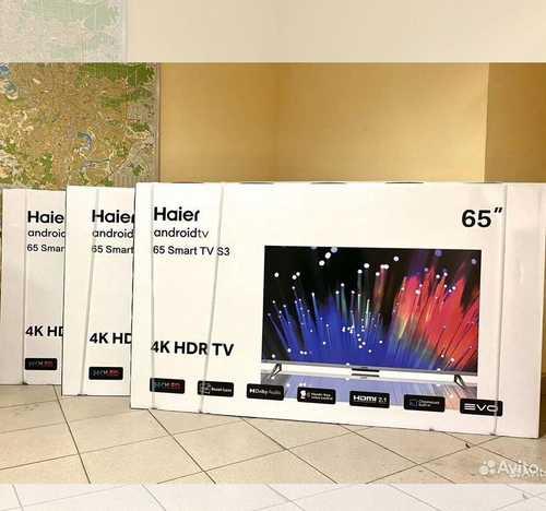 Haier 65 SMART TV S3, 65"(165 см), UHD 4K