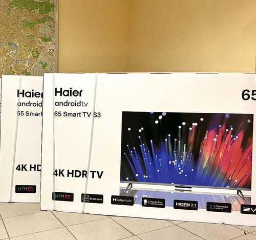 Haier 65 SMART TV S3, 65"(165 см), UHD 4K