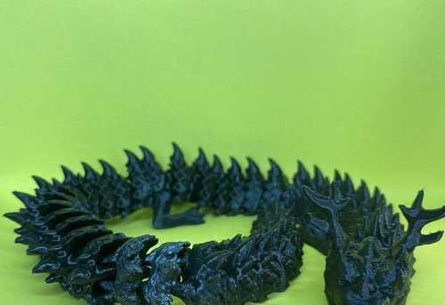 Подвижный дракон напечатанный на 3d принтере
