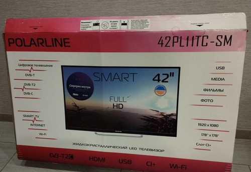 Телевизор Polarline 42 (full HD, Smart)