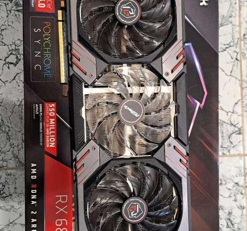 Видеокарта Asrock radeon RX6800 xt 16Gb