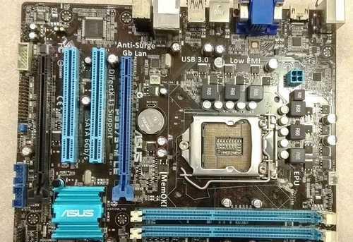 Asus P8B75-M LE (socket 1155) без сетки (LAN)