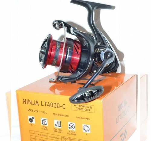 Катушка Daiwa 23 Ninja LT 4000 (4bb,5.2:1,270g)