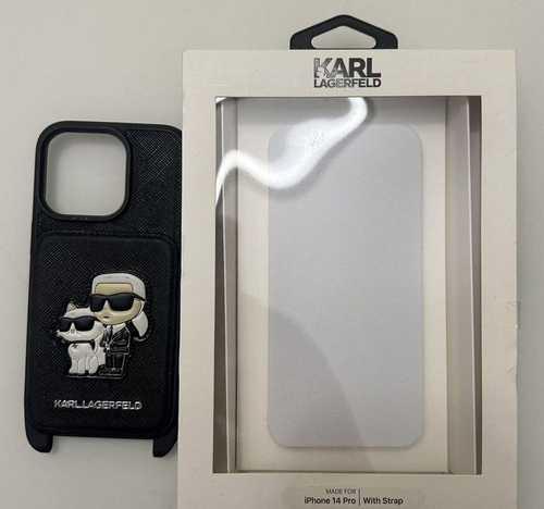 Чехол на iPhone 14 pro karl lagerfeld