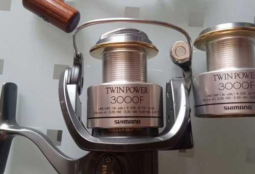 Катушка shimano twin power 3000f