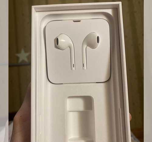 Наушники apple earpods с переходником