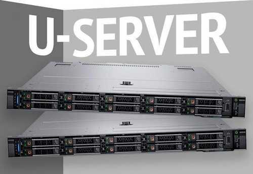 Сервер Dell R640 8SFF 2*6140 128Gb H730p 10GbE 2*7