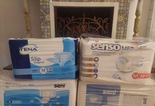 Памперсы для взрослых Seni M(2),Tena M(2),Senso M