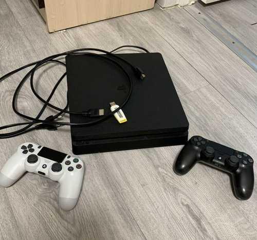 Sony playstation 4 slim 1tb 2 геймпада hen 9.0