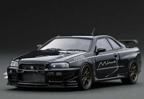 1/43 Nissan Skyline GT-R34 mine'S ignition model