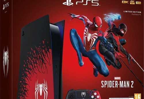Игровая приставка PS5 с дисководом Marvel Spider-M
