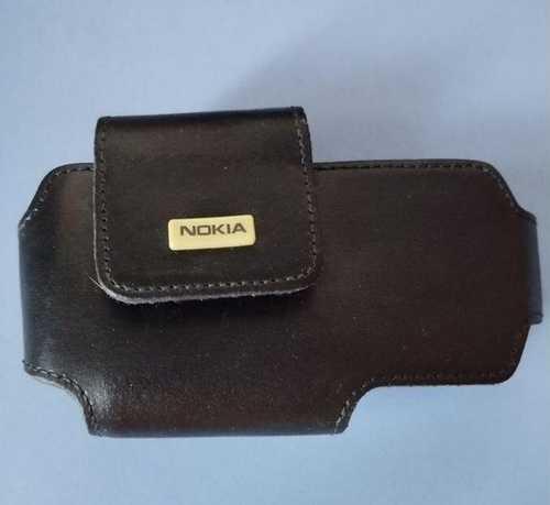 Оригинальный кожаный чехол на смартфон nokia N90