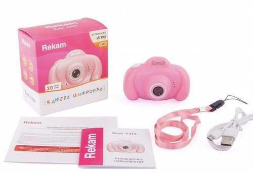 Детский цифровой фотоаппарат Rekam pink