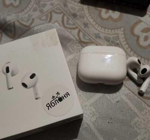 Беспроводные наушники apple airpods 3