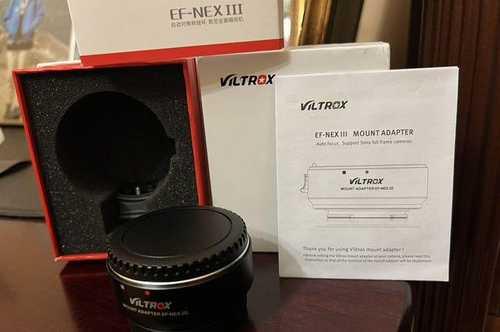 Фото переходник Viltrox EF-NEXlll