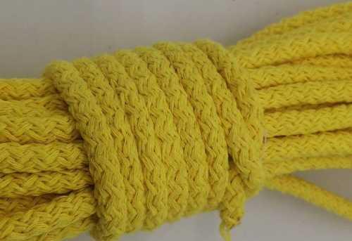 Шнур для вязания 5мм жёлтый