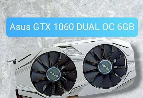 Видеокарта Asus GeForce GTX 1060 dual OC 6Гб