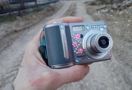 Y2K Фотоаппарат Samsung Digimax D73 + Примеры