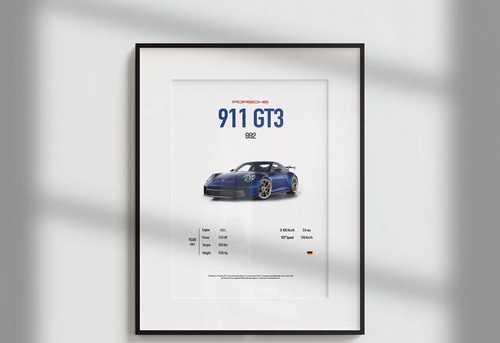 Постер Porsche 911 GT3