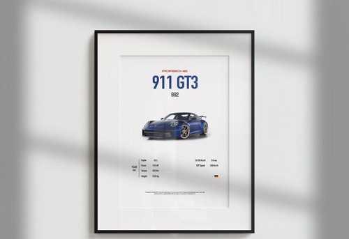 Постер Porsche 911 GT3