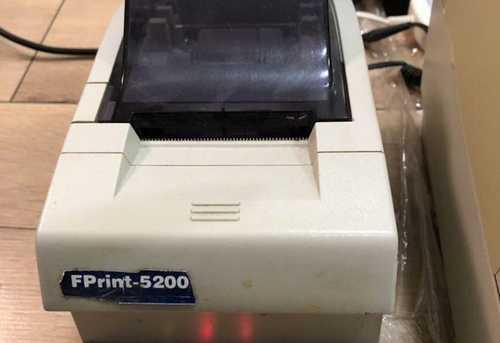 Принтер чеков Атол FPrint-5200 сканер