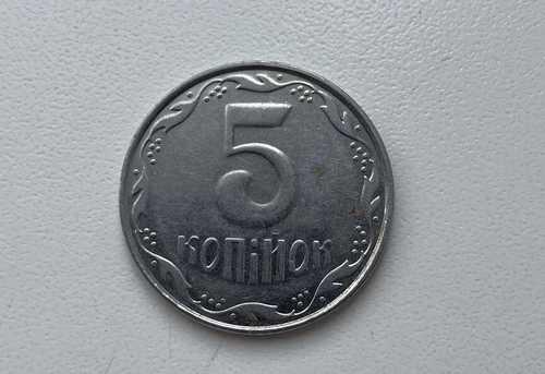 Монета 5 копеек 2008 Украина
