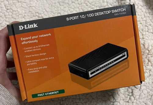 Коммуникатор D-Link 8 портовый