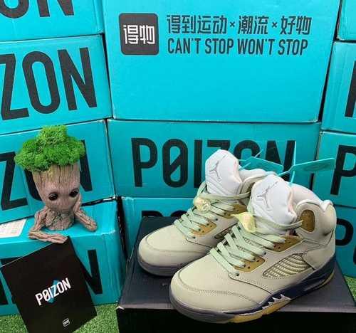 Nike Air Jordan 5 "Jade" Оригинал (Poizon)