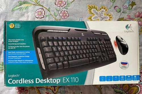 Клавиатура Cordless Desktop ex 110 Logitech