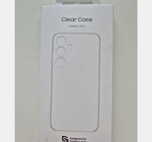 Клип-кейс Samsung Clear Case S24 прозрачный