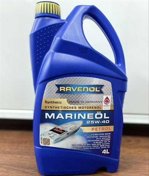 Масло 25w40 marine ravenol