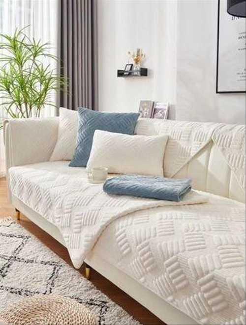 Накидка дивандек на прямой диван, Egy Textile, 90х