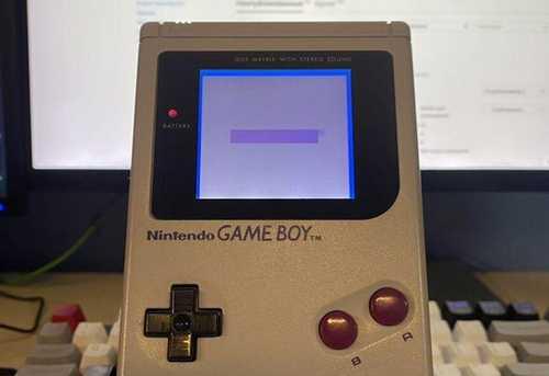 Game Boy Backlight+bivert mod