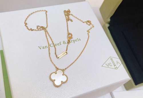 Van cleef цепочка из желтого золота 750 пробы