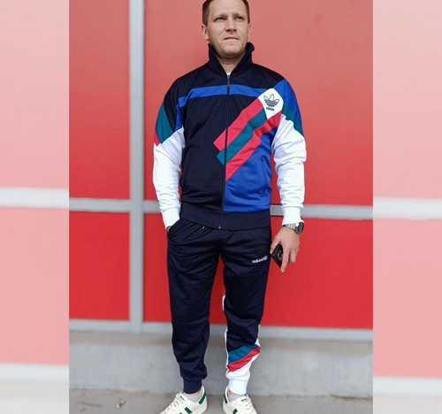 Фуете" белый/красн - Костюм Adidas (48 (M)