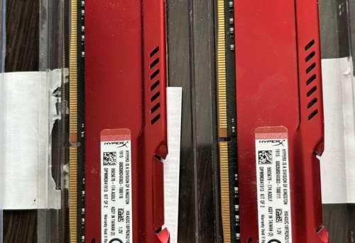 Оп ddr4 3200MHz HyperX fury Red CL18