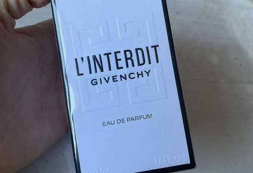 Женский парфюм Givenchy linterdit