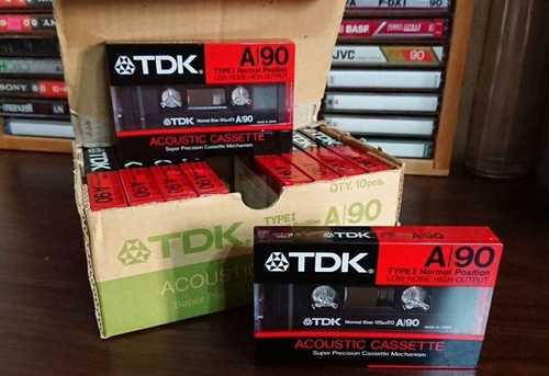 Аудио кассеты новые TDK A90