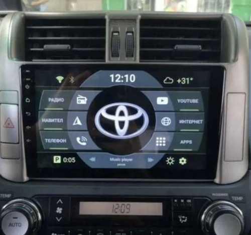 Toyota Land Cruiser Prado 150 магнитола Android