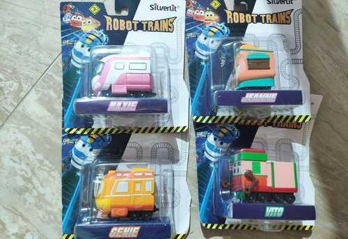 Набор роботов поездов